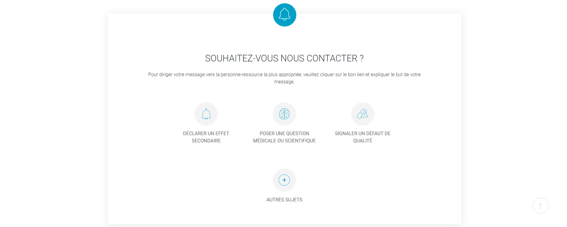 Contactez-nous - Servier Canada